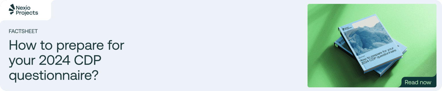 What you need to know to complete the CDP questionnaire | Nexio Projects